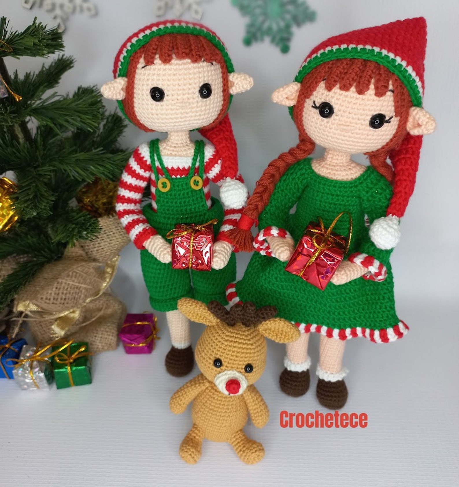 Crochet Pattern Doll Amigurumi Doll Crochet Elves / Elf and - Etsy
