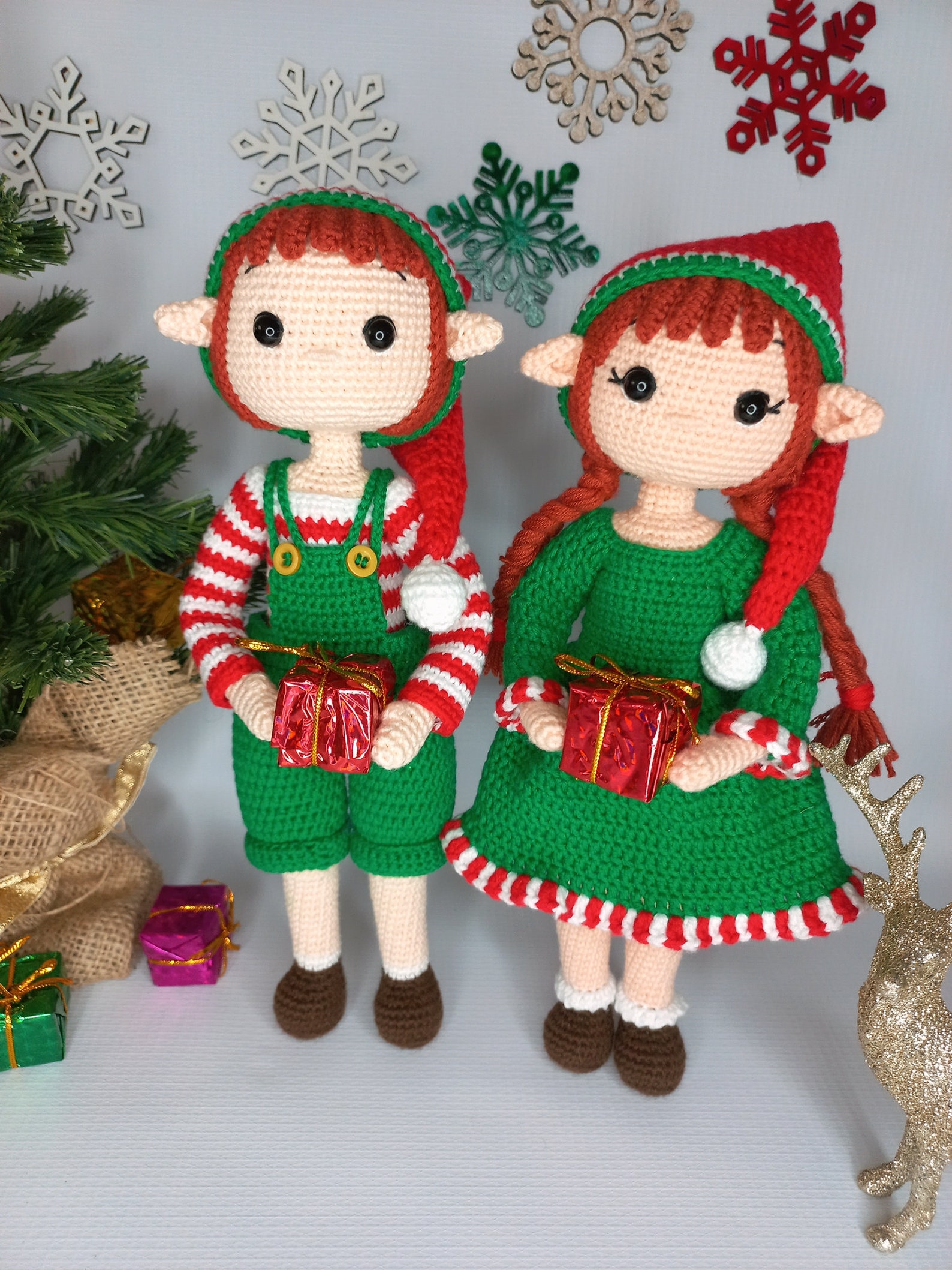 Crochet Pattern Doll Amigurumi Doll Crochet Elves / Elf and - Etsy
