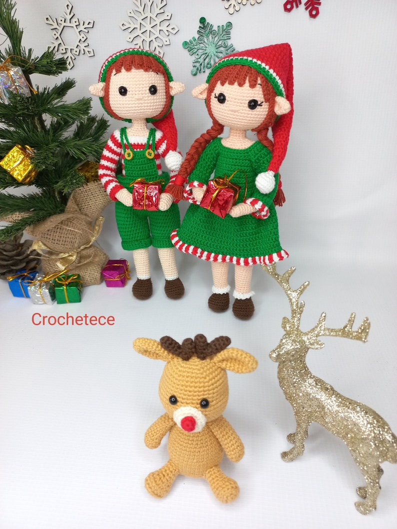 Crochet Pattern Doll Amigurumi Doll Crochet Elves / Elf and - Etsy