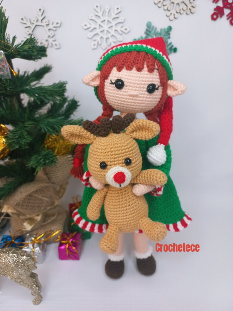 Crochet Pattern Doll Amigurumi Doll Crochet Elves / Elf and - Etsy