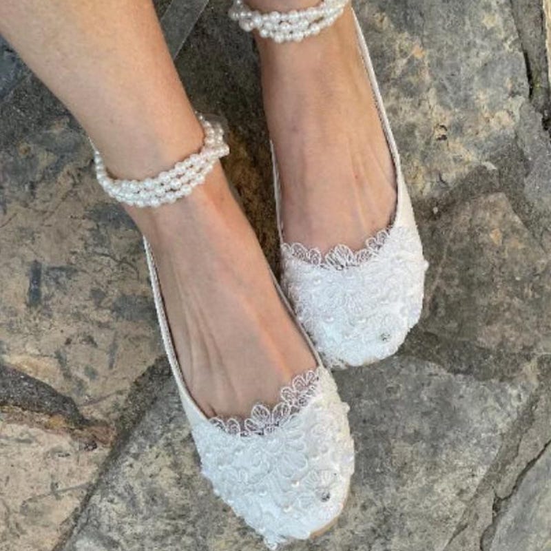 Flat Wedding Shoes - Etsy