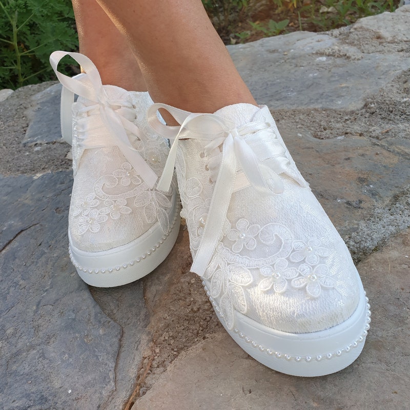 Lace Wedding Shoes - Etsy
