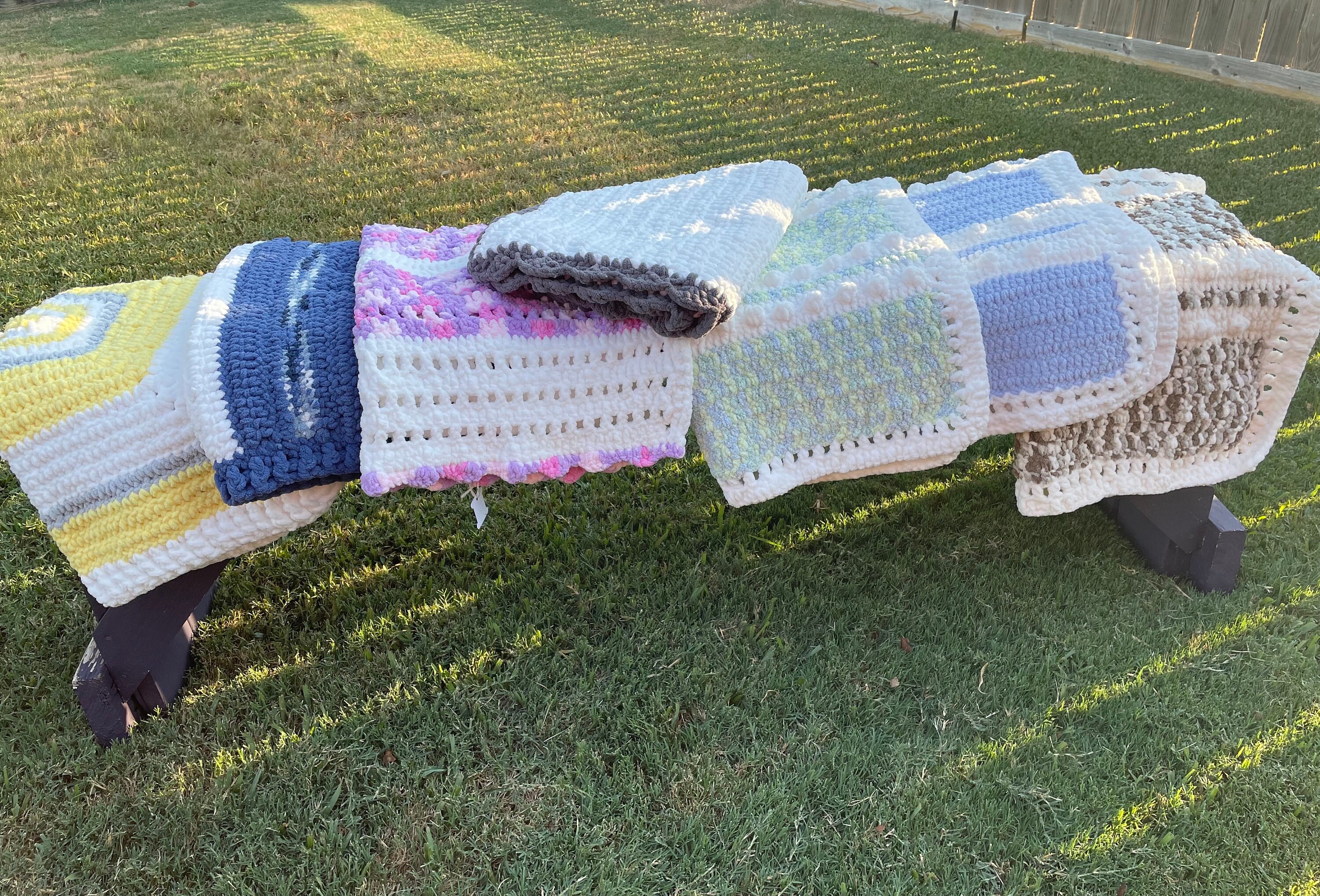Crochet Baby Blanket Baby Throw Car Seat Throw Stroller - Etsy