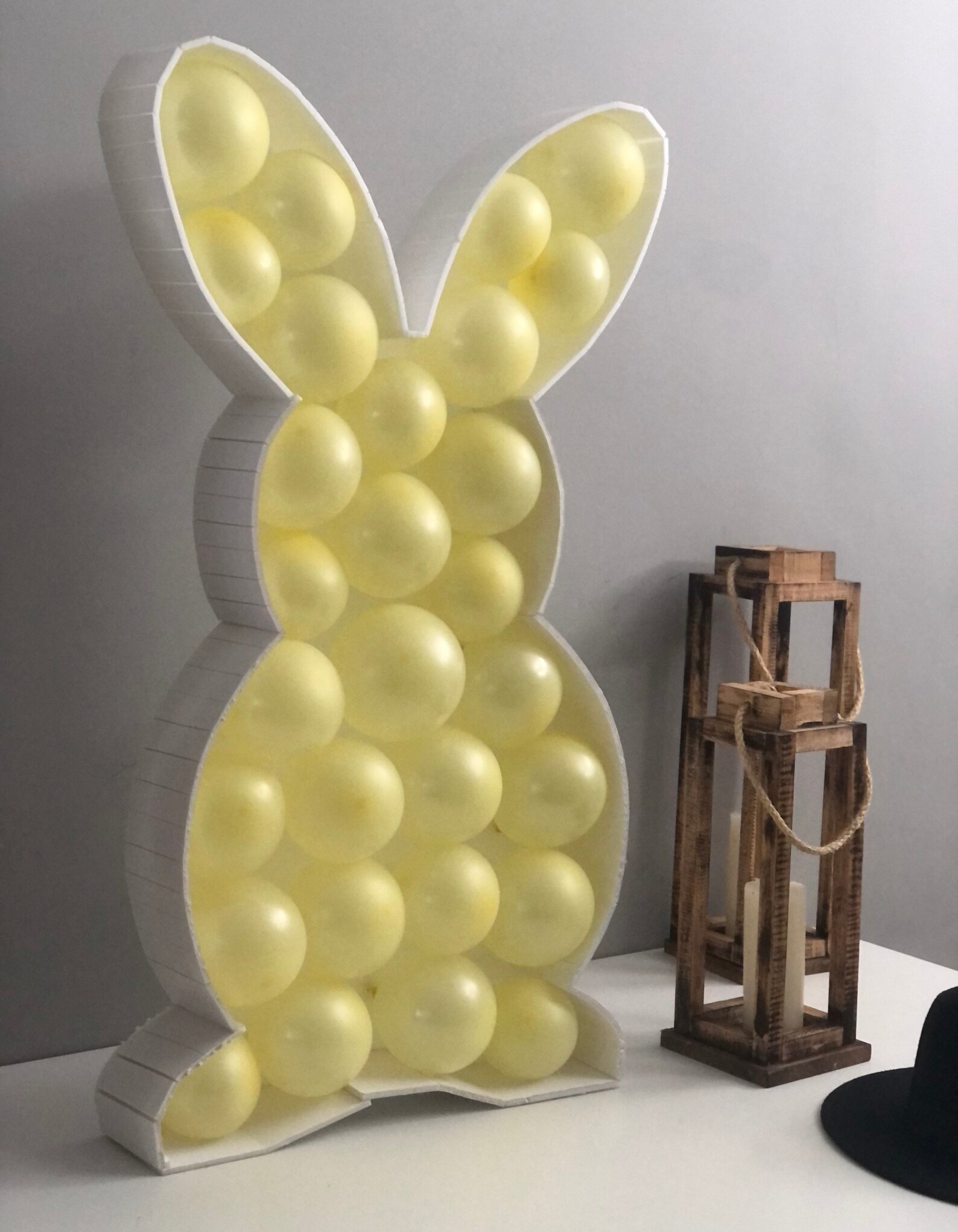 Giant Rabbit Easter Bunny Balloon Sculpture Template | Etsy