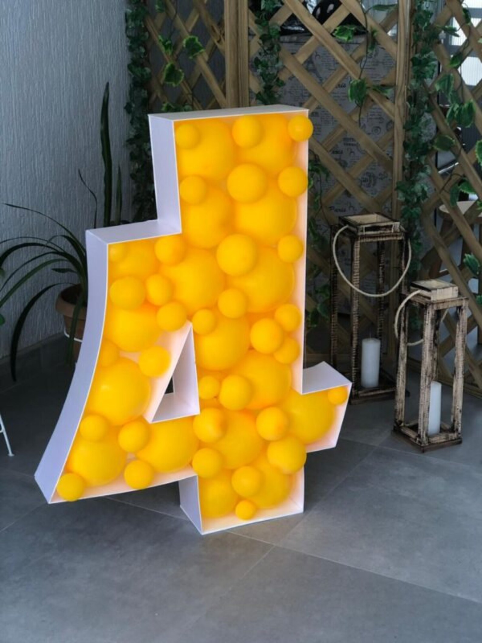 number-4-balloon-mosaic-template-etsy