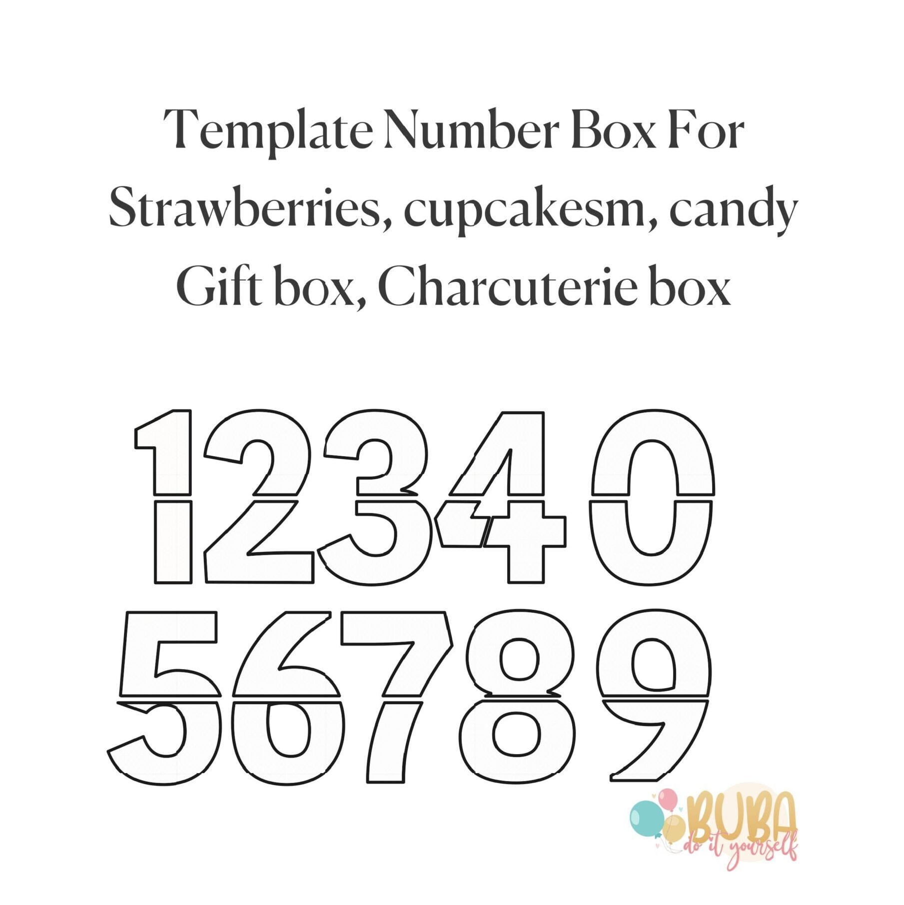 Number 0 to 9 Numbers Boxes for Table Decoration - Etsy