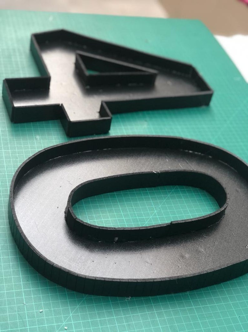 Number 0 to 9 - Numbers Boxes for Table Decoration - Etsy