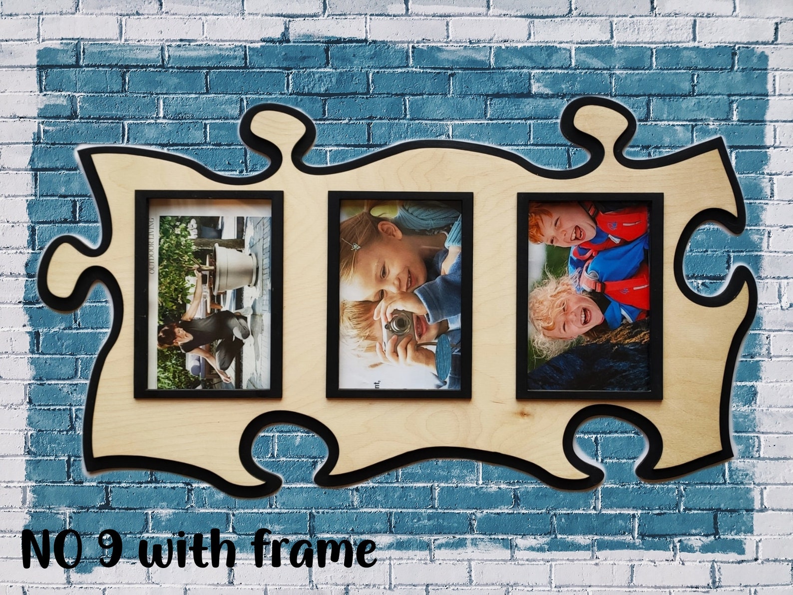 Family Puzzle Piece Photo Frame No 2 | Etsy