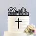 Christening Cake Topper Baptism Cake Topper Cake Topper Cross Cake ...