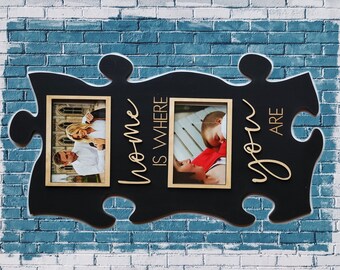 Puzzle Photo Frame - Etsy