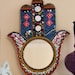 Hamsa Hand Mirror,hamsa Mosaic Mirror,hamsa Decoration - Etsy
