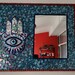 Mosaic Mirror, Hamsa Mosaic Mirror, Evil Eye Mosaic Mirror, Small ...