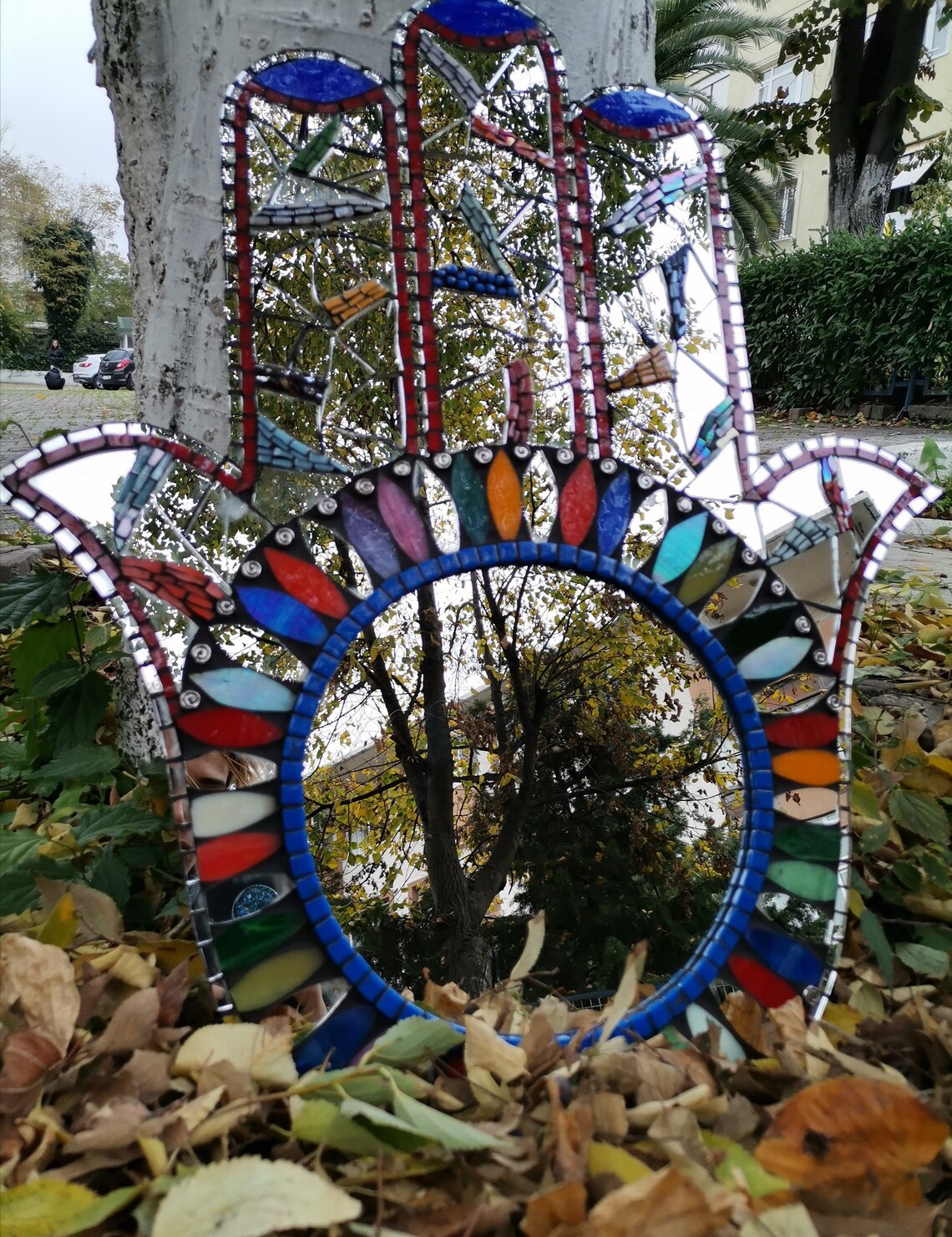 Hamsa Wall Hanginghamsa Hand Mirrorhamsa Mosaic Mirrorhamsa - Etsy