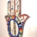 Hamsa Wall Hanginghamsa Hand Mirrorhamsa Mosaic Mirrorhamsa - Etsy
