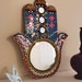 Hamsa Hand Mirror,hamsa Mosaic Mirror,hamsa Decoration - Etsy