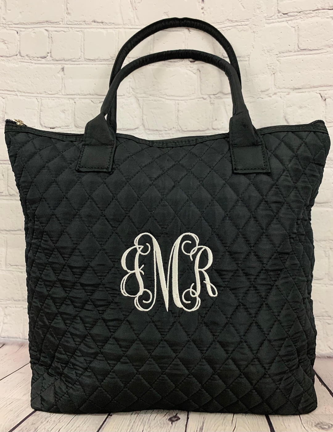 Monogram Purse, Black Shoulder Purse, Personalized Purse, Monogram Bag ...