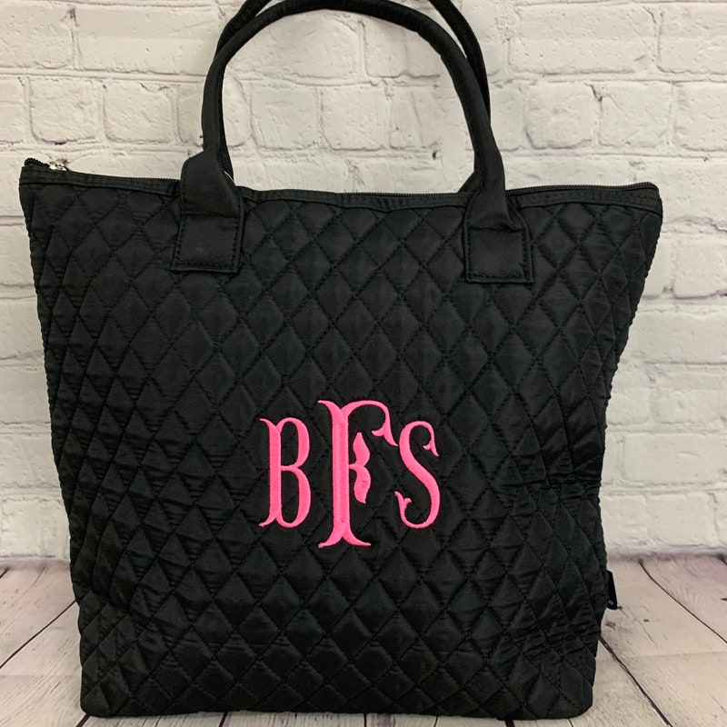 Monogram Tote Bag - Etsy