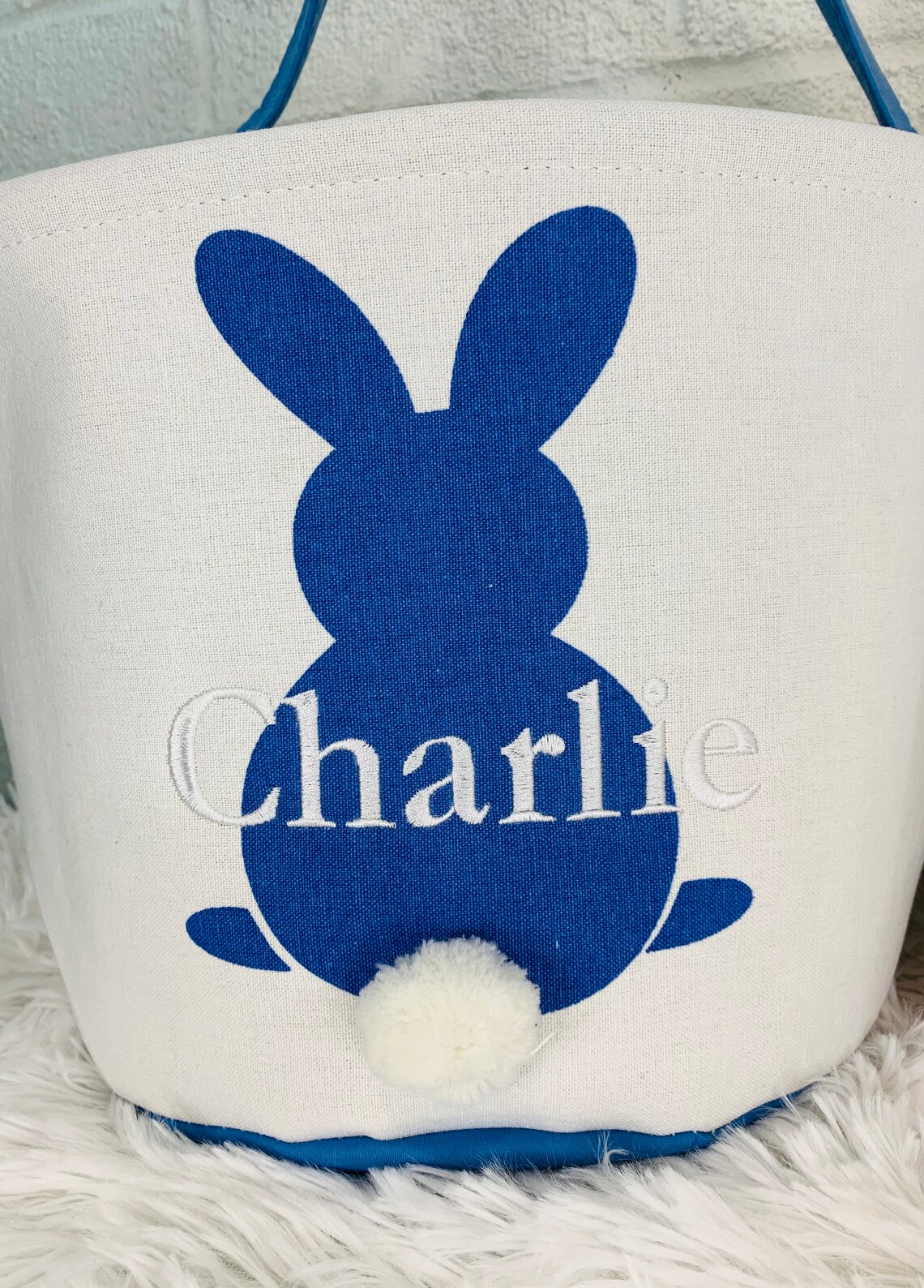 Personalized Easter Bunny Baskets Monogrammed Easter Basket | Etsy