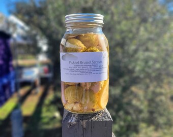New Crop Frog Balls Pickled Organic Brussels Sprouts - Etsy