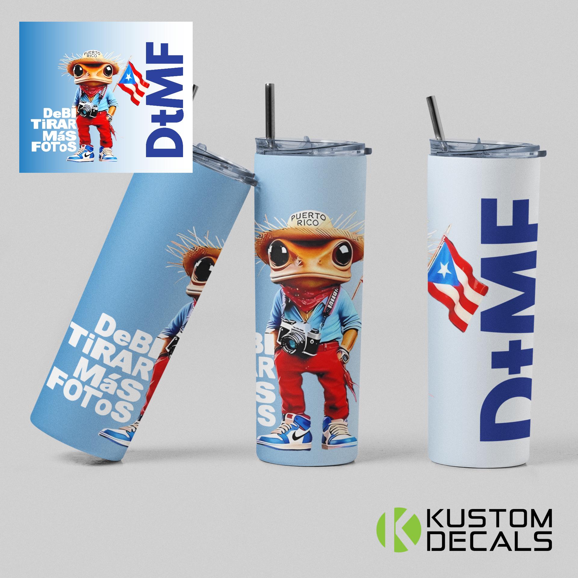 Envoltura de vaso Bad Bunny, Sublimación, Png DtMf Archivos PNG de nuevo álbum 2025 dTmF para ...