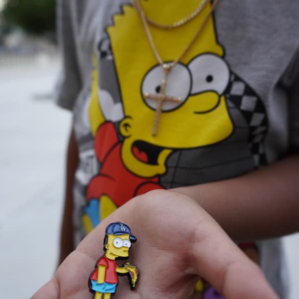Bart Simpson Pin - Etsy