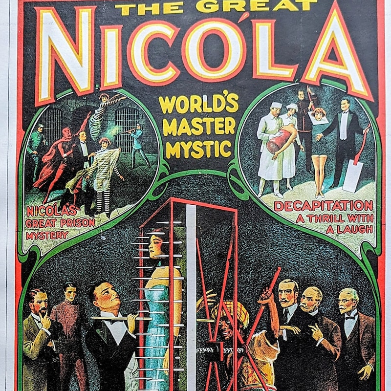 Vintage Magic Poster - Etsy