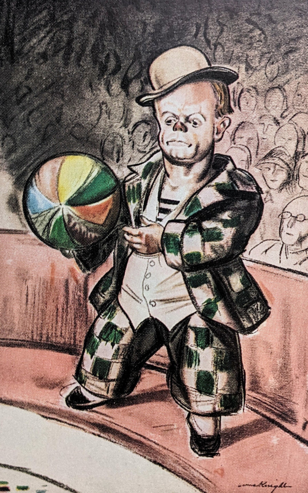 1963 Circus Dame Laura Knight R.A. 1932 Original Vintage Print - London ...