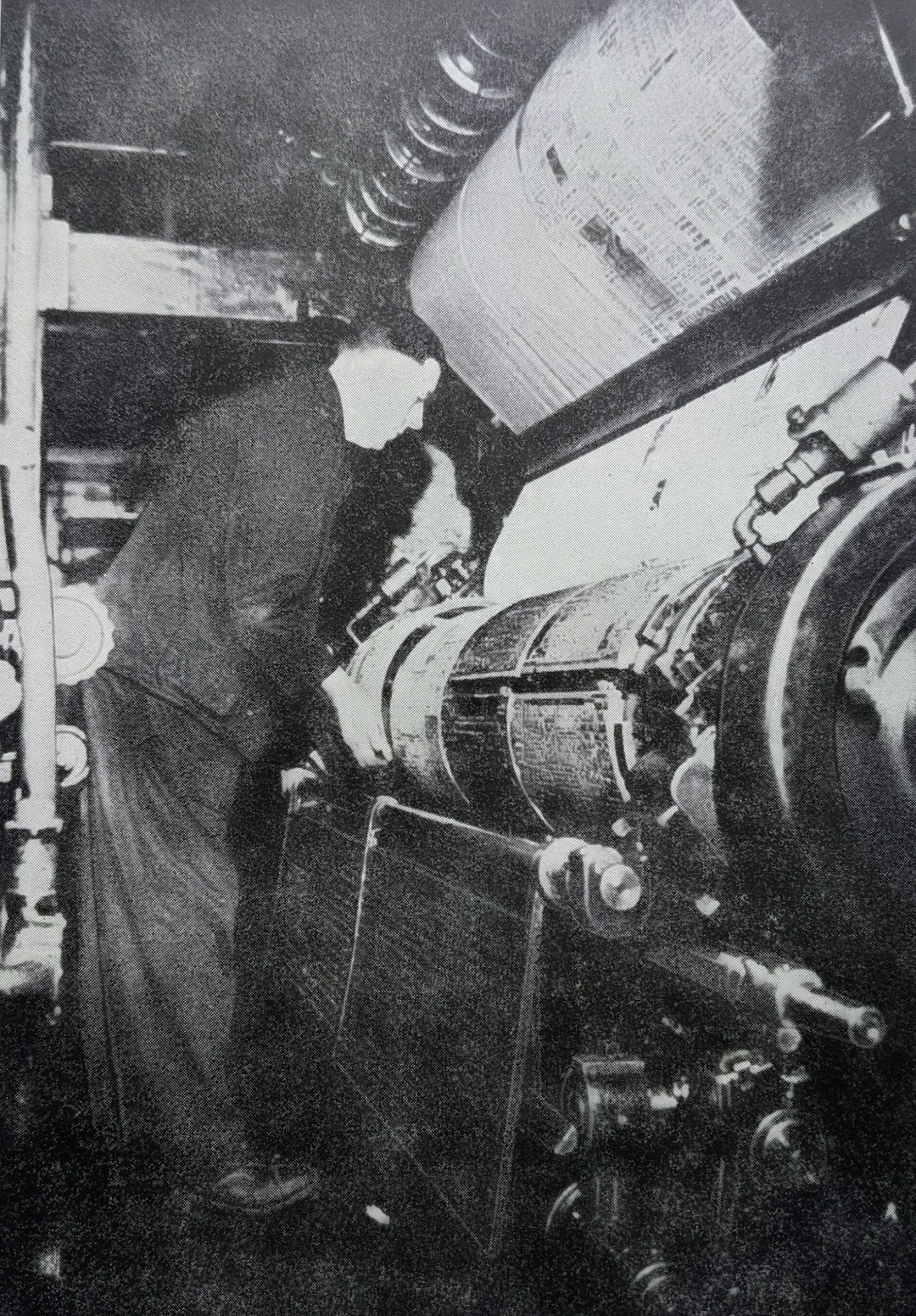1950 A Printing Press Original Vintage Print - Newspaper - Ink -press ...