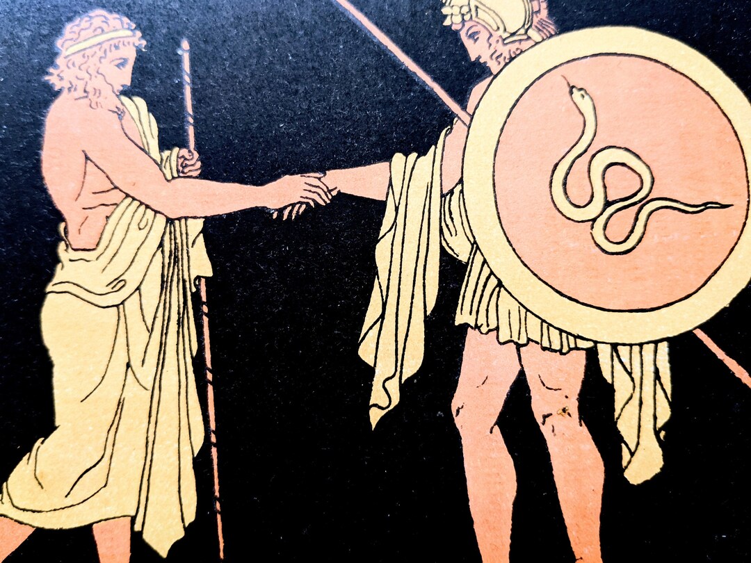 1889 Pelias Sending Forth Jason Original Antique Print Greek - Etsy ...