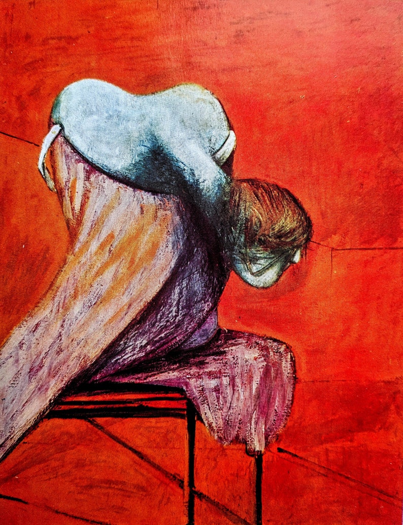 1975 Francis Bacon Three Studies for Figures at the Base of a ...