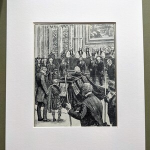 1910 Funeral of the Prince Consort Original Antique Print - Prince ...