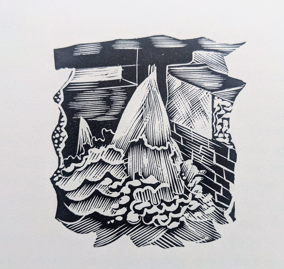 1950 John O' Connor Wood Engraving & Linocut Printed From the Original ...