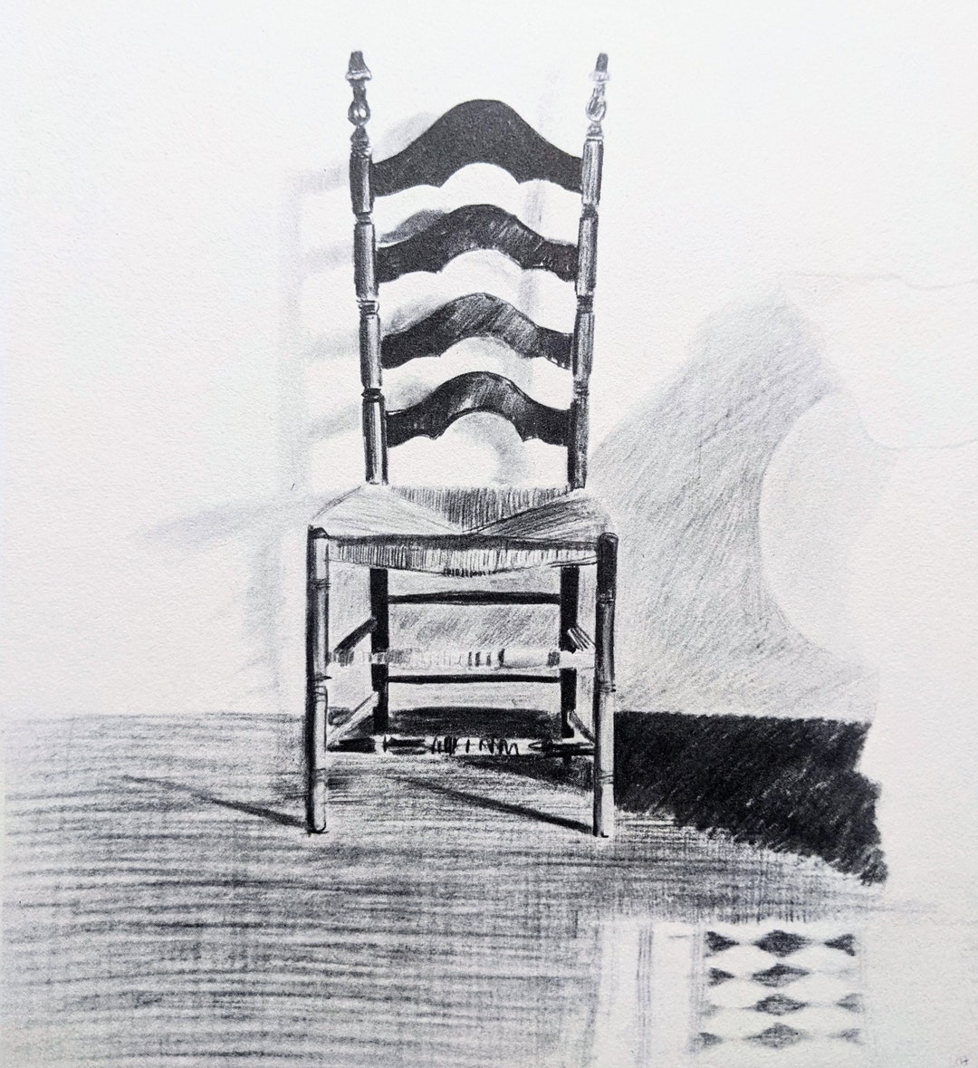 1978 David Hockney Chair, 1972 Original Vintage Print - Wall Décor ...