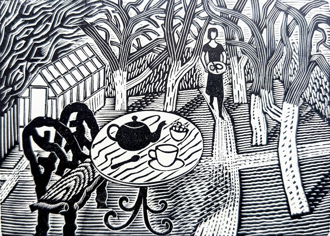 1946 Eric Ravilious Wood Engraving for London Transport Announcements ...