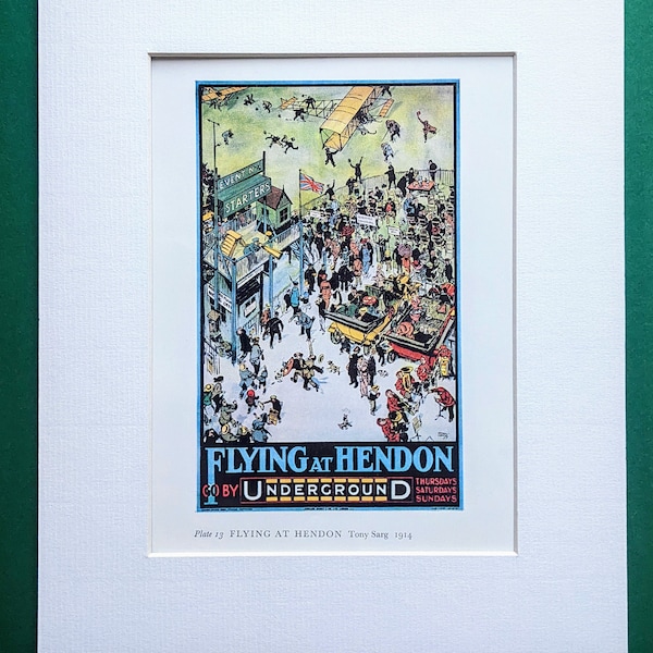 London Underground Vintage Poster - Etsy