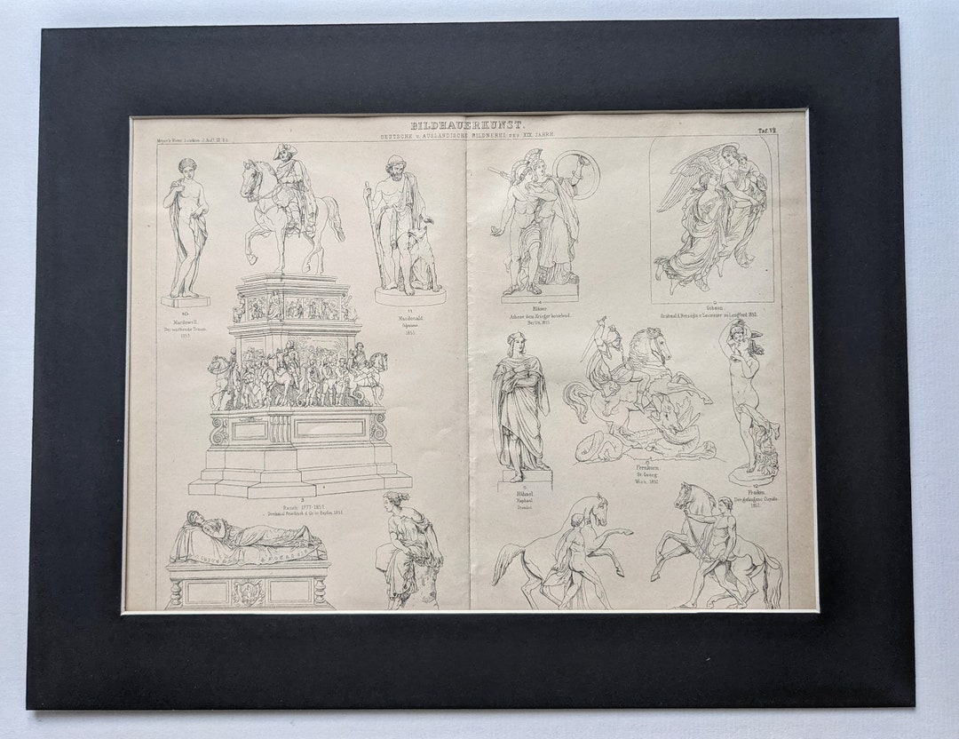 1874 19th Century German and Austrian Architectural Sculpture Original ...