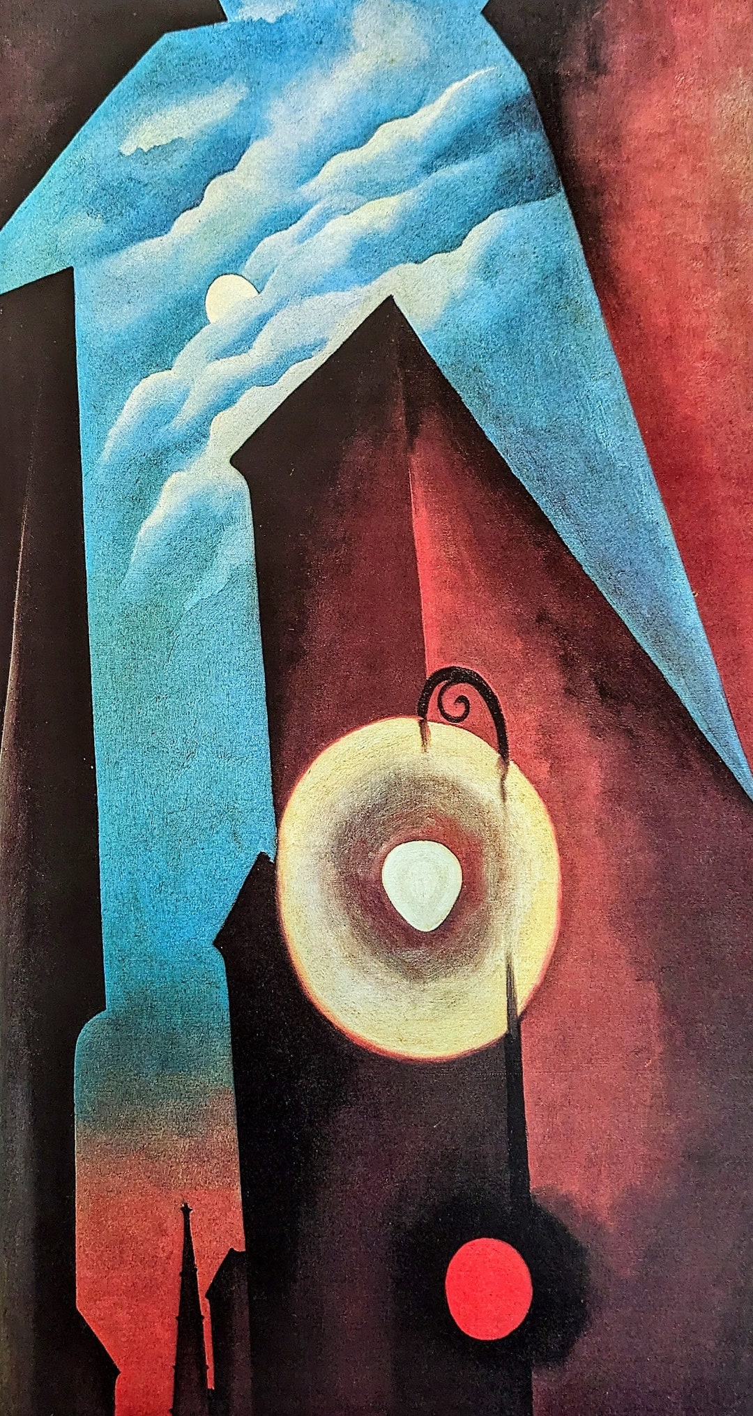 1976 Georgia O'keeffe 'new York With Moon' C 1925- American Modernism ...
