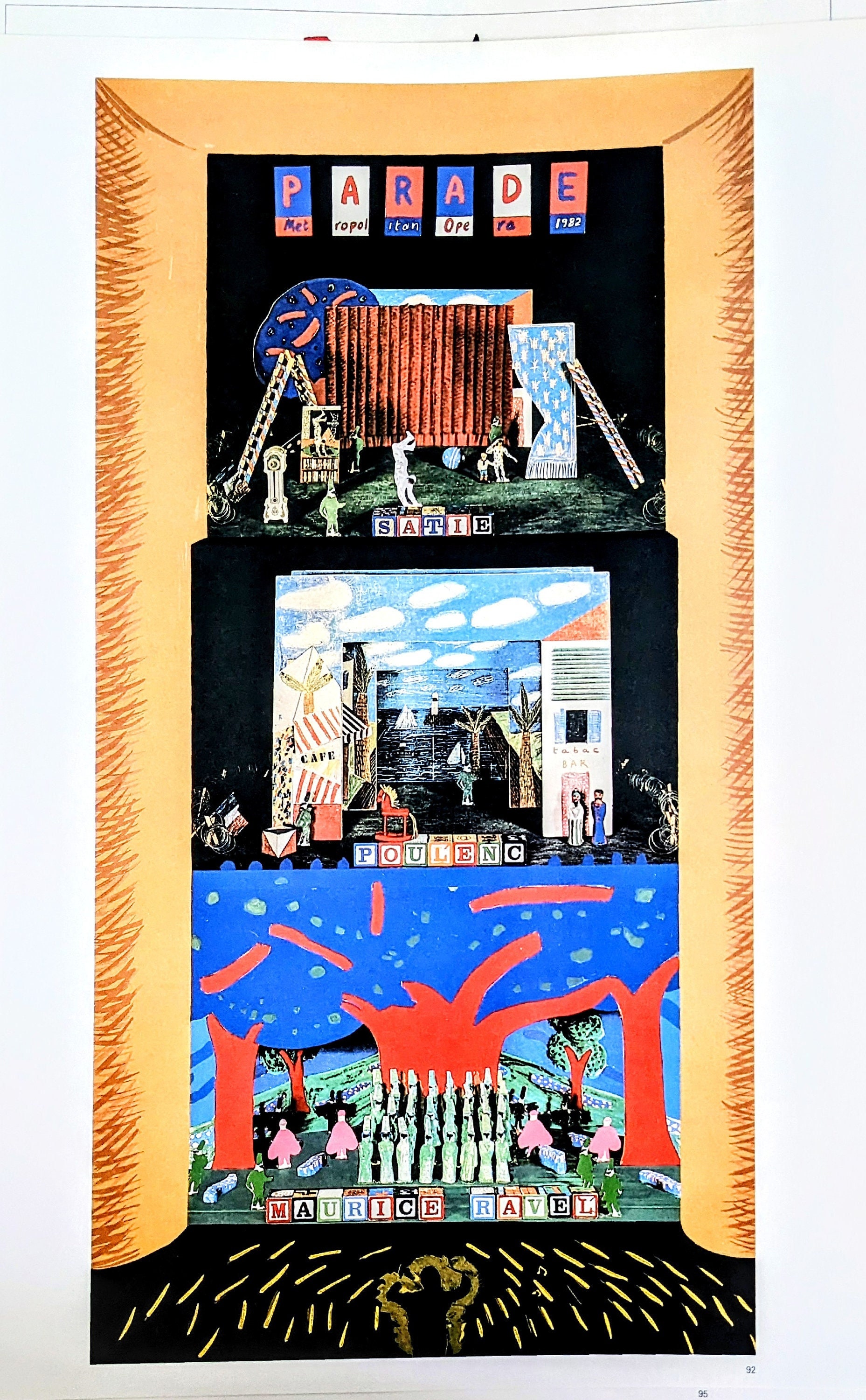 1987 David Hockney the Rite of Spring, Le Rossignol and Oedipus Rex ...