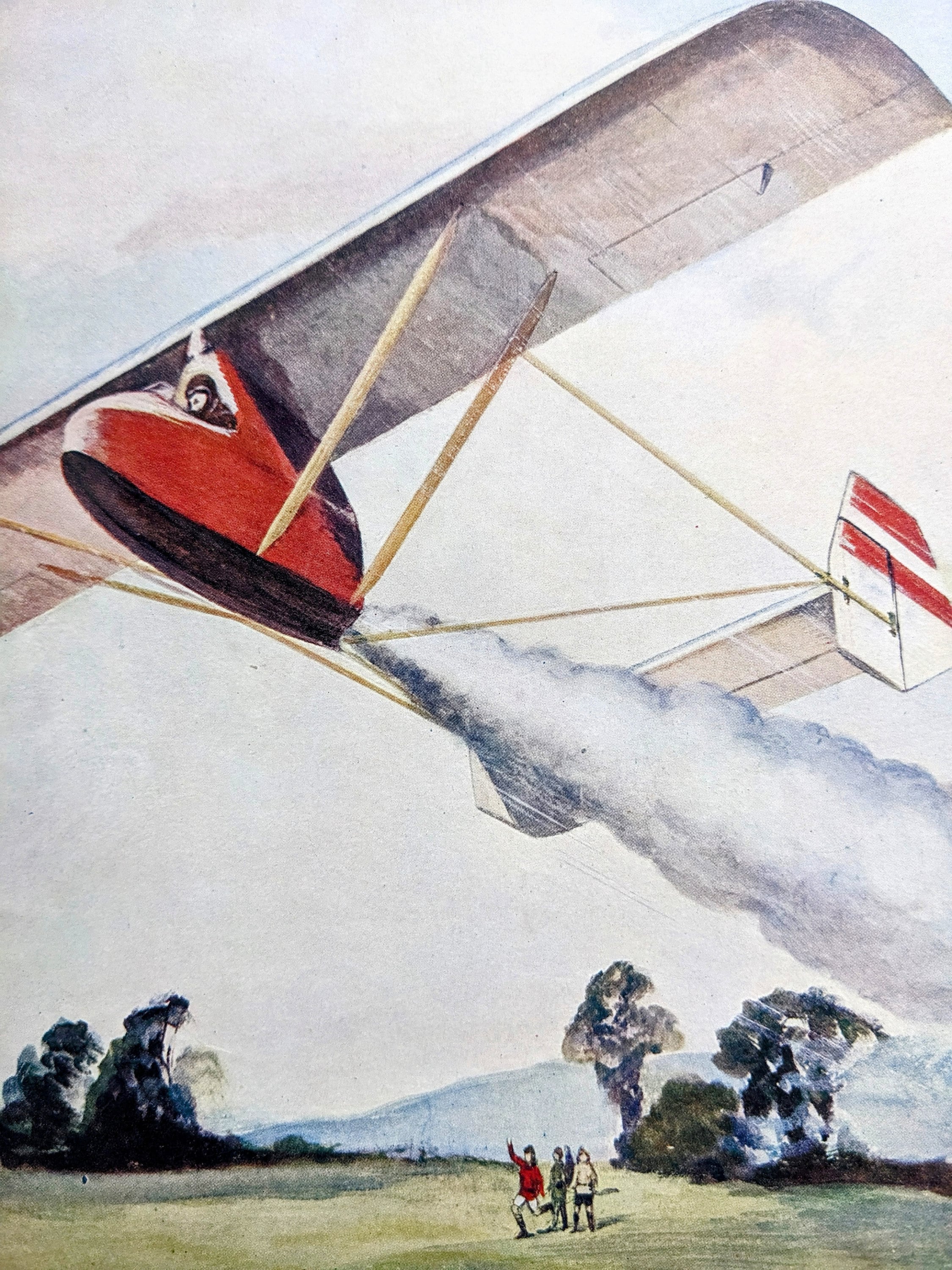 Gravure originale d'époque A Rocket Plane de 1930 - Fritz Von Opel ...
