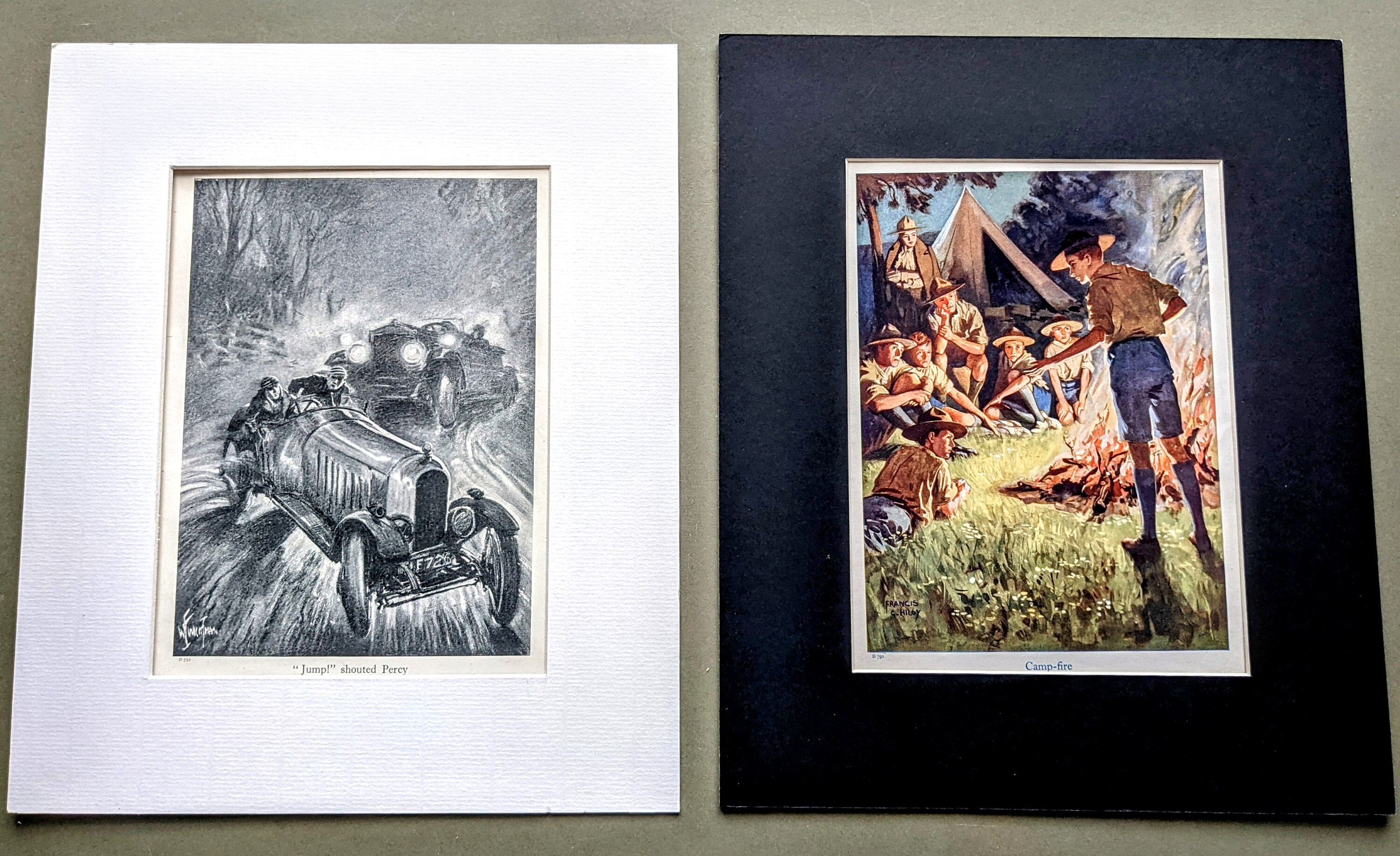 1928 H.M. Brock, R.I. Shown to a Queer Billet. " Vintage Print ...