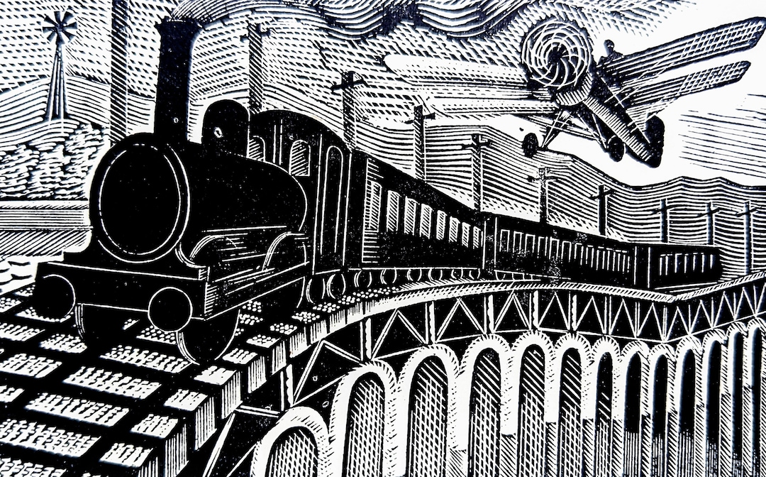 1946 Eric Ravilious Wood Engraving for the Golden Cockerel Press ...