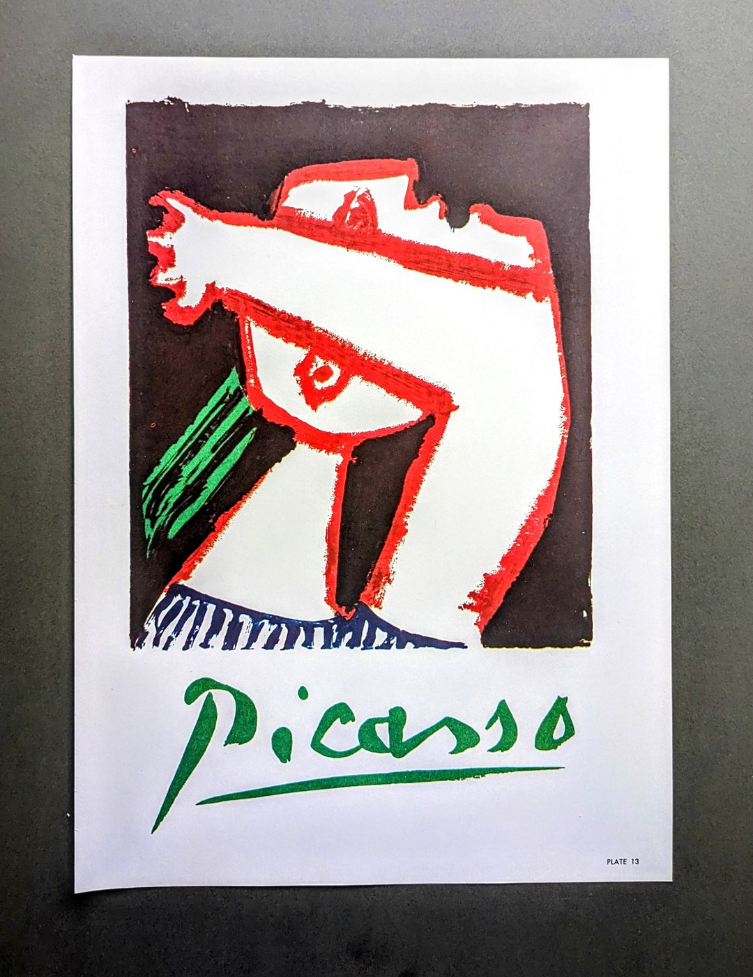 1957 Pablo Picasso - Exhibition Poster - War and Peace Exhibit ...