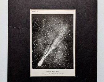 Antique Comet Print - Etsy