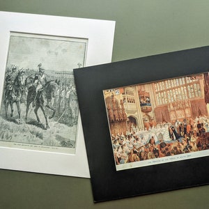 1910 Funeral of the Prince Consort Original Antique Print - Prince ...