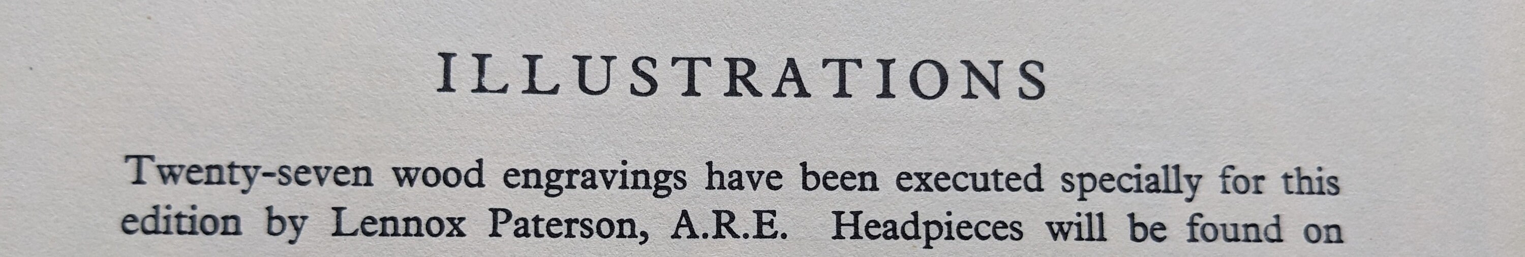 1950 Lennox Paterson A Wood Engraving Taken From the Roadmender Lilly ...