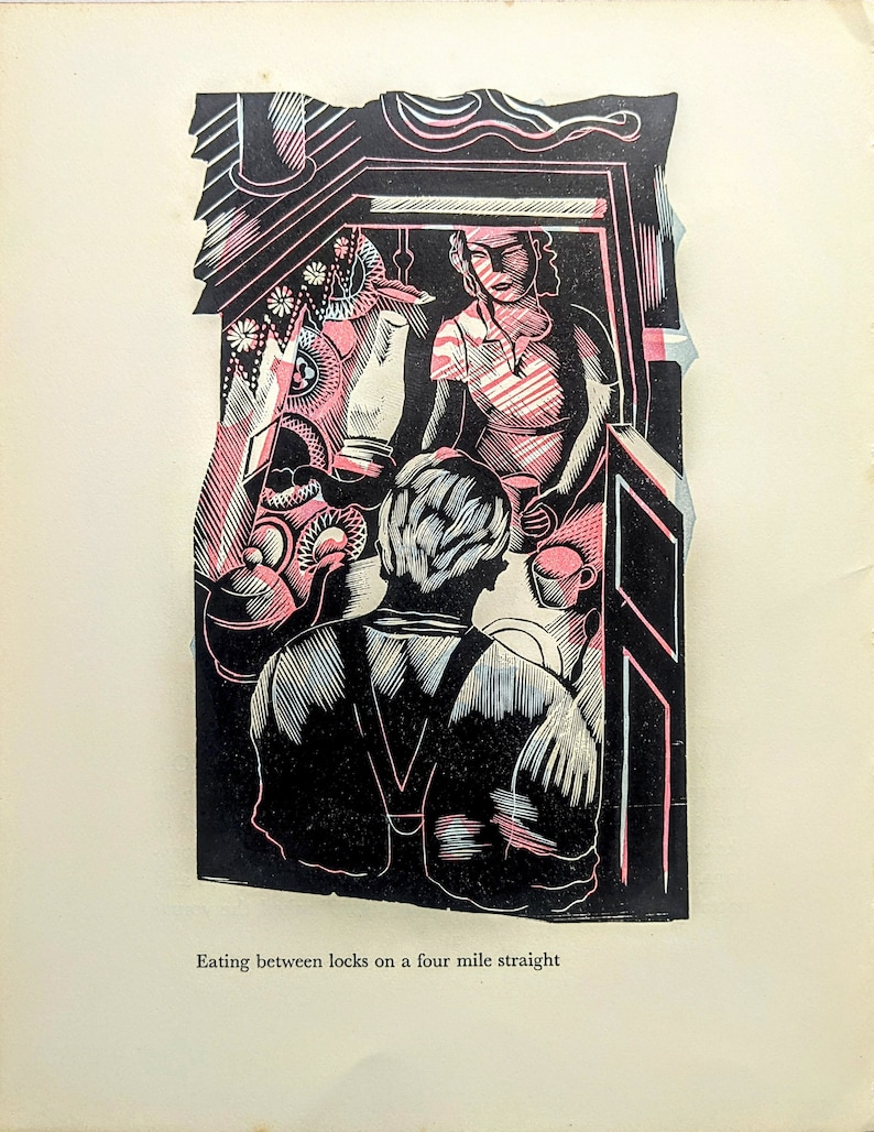 1950 John O' Connor Wood Engraving Linocut Printed From - Etsy