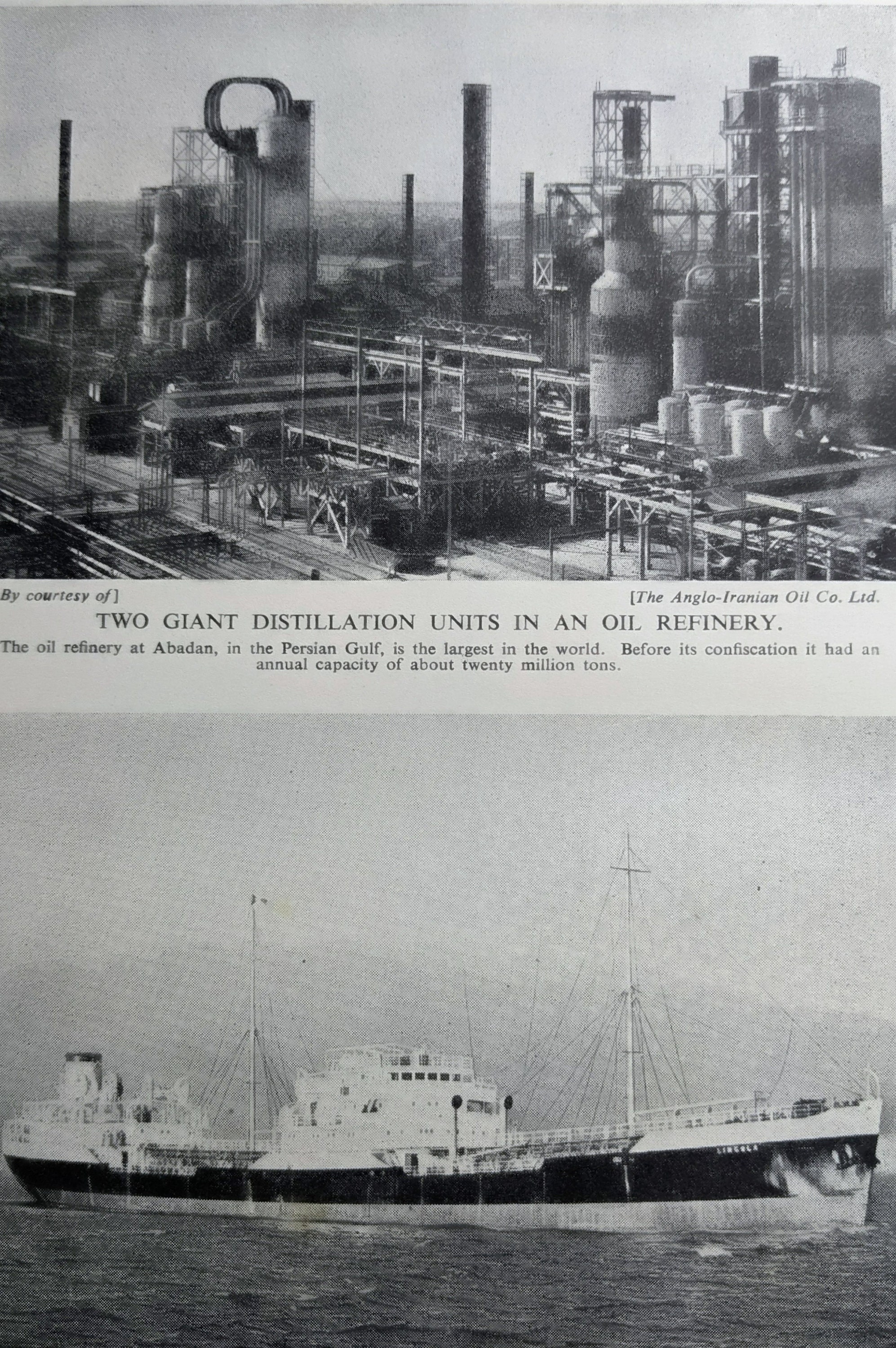 1950 How Do We Get Oil Original Vintage Print- Oil Refinery - A 9,000 ...