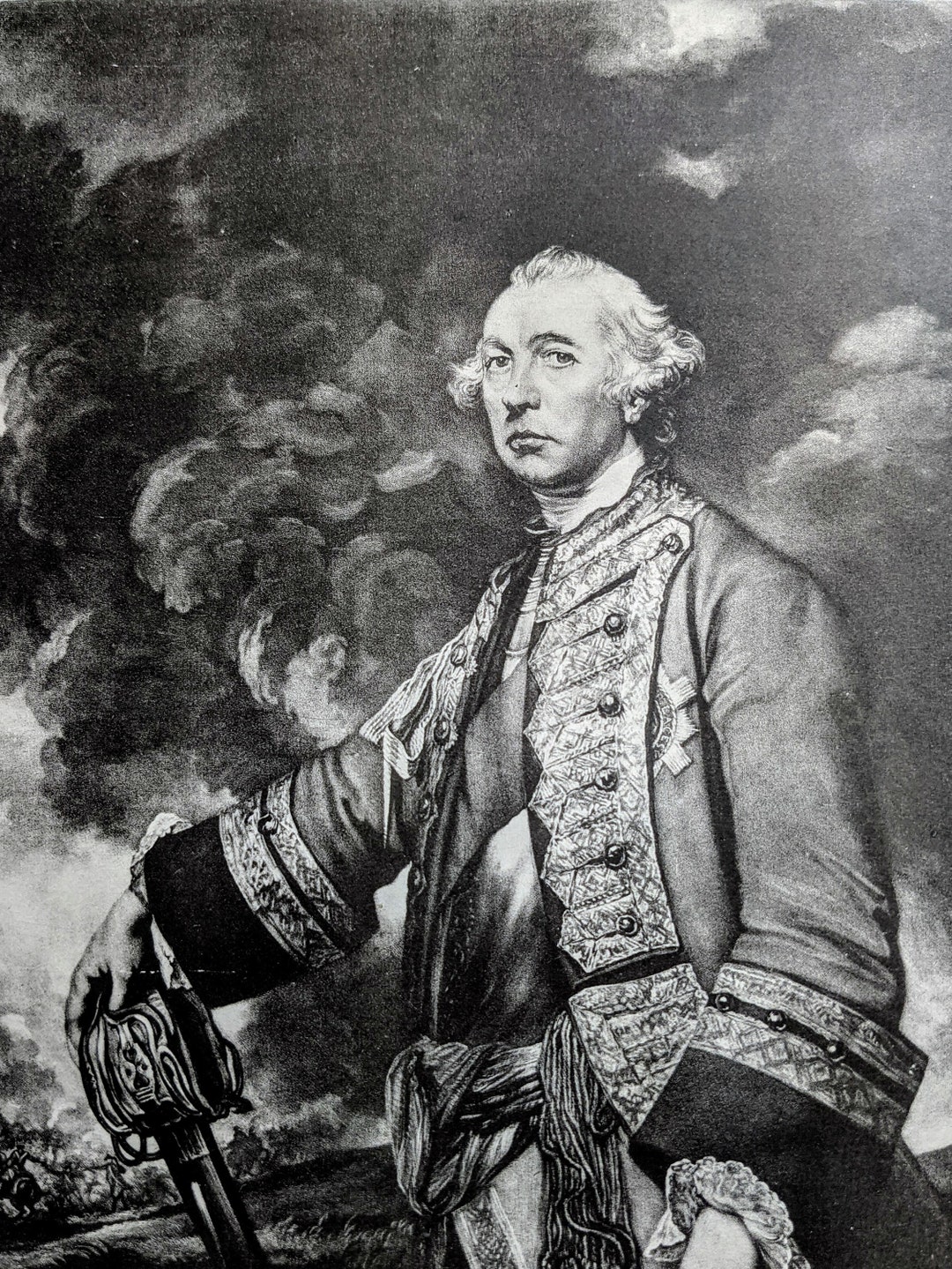 1898 John, Earl of Rothes Original Antique Print - Mezzotint - Portrait ...