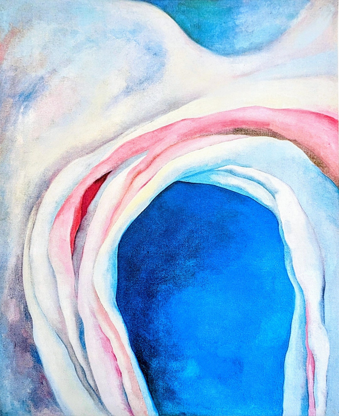 1976 Georgia O'keeffe 'music Pink and Blue I' C 1919 - American ...