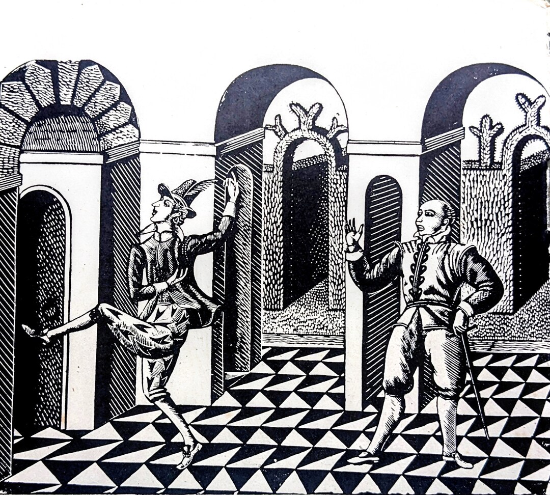 1946 Eric Ravilious Wood Engraving From the Golden Cockerel Press ...